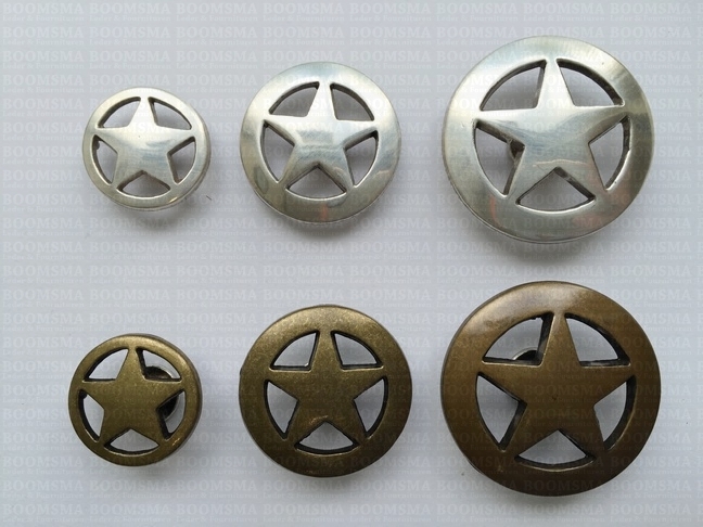 Buy your Concho: Concho Texas Star (screwback) star 20 mm nickel plated ...