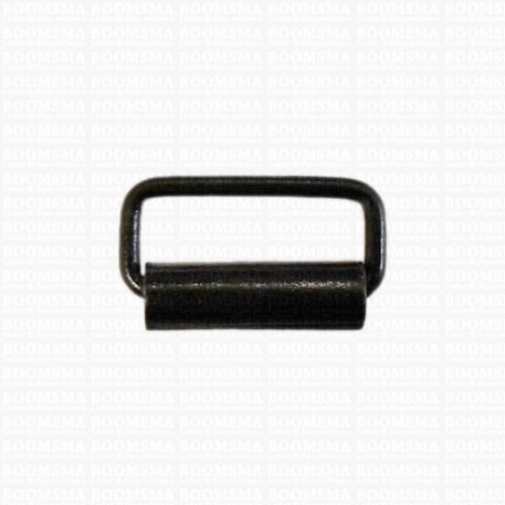Buy your Rectangle loop with roller black lacquer 20 mm (ea) (7 mm ...