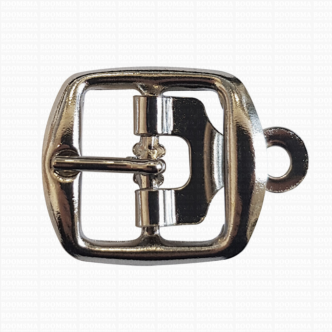 Buy your Centre bar buckle with plate small - 20 mm silver 20 mm online