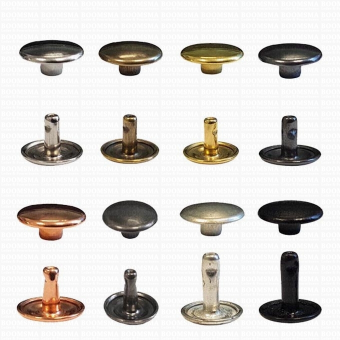 Buy your Rivets: Rivets 36 Double cap gold 36/8/2 per 1.000 online