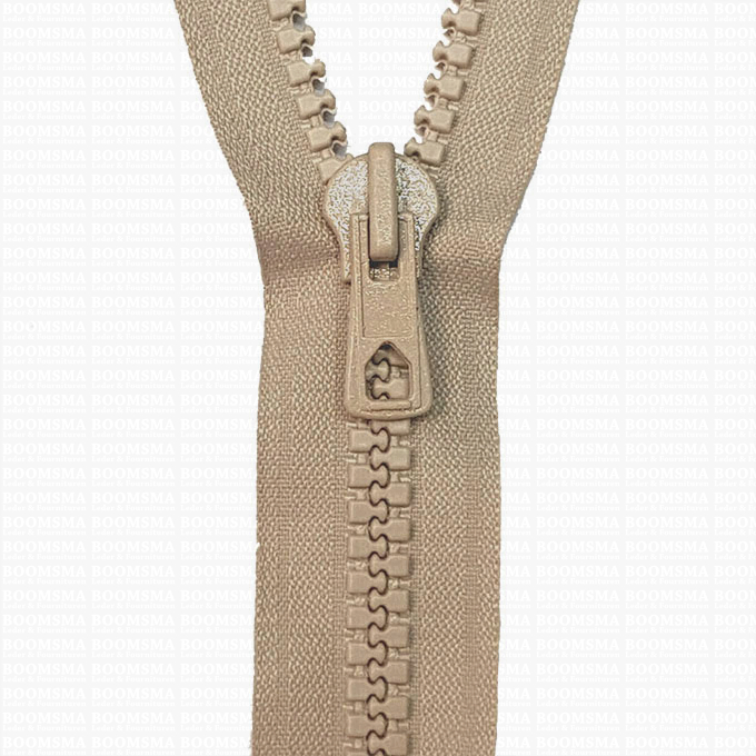 Buy your Zipper Divisible Block Tooth 9 mm Light beige 59 a 60 cm online