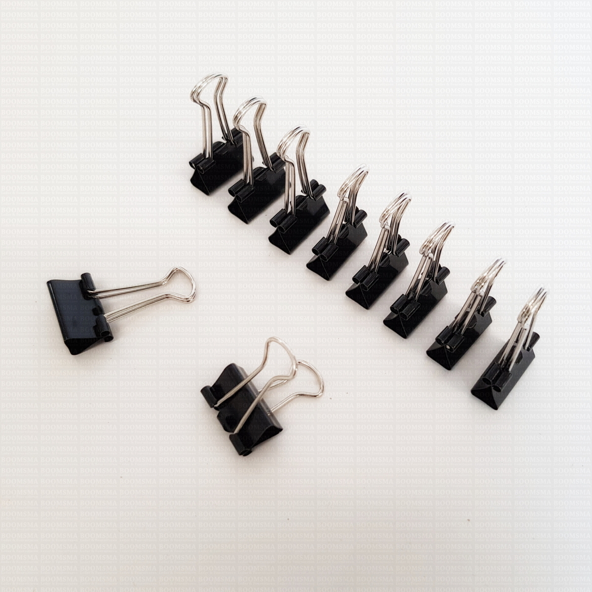 Binder/fold back clips (metalen klemmetjes/clips) per 10 stuks (19 mm ...